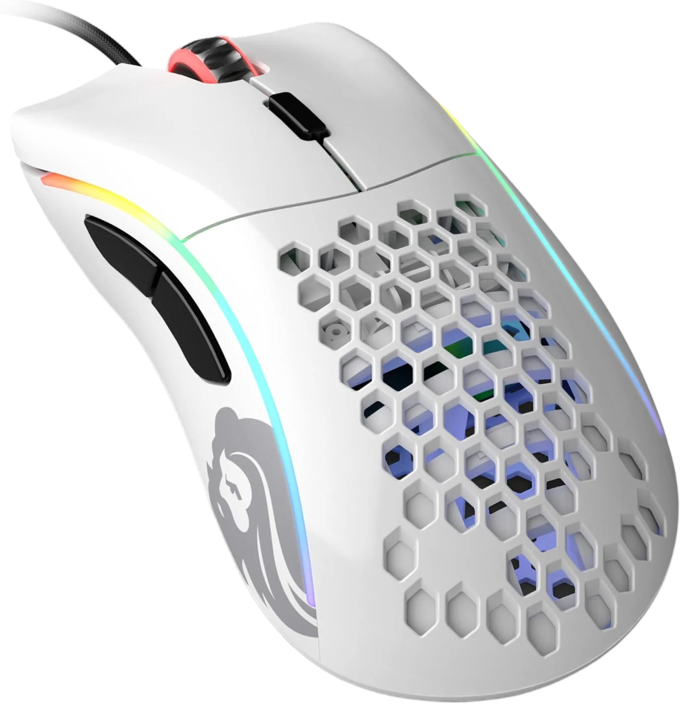 Glorious White Gaming Mouse – Alexandria Customs
